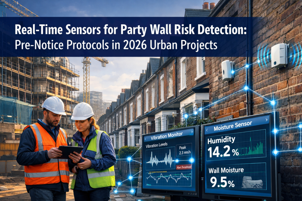 Real-Time Sensors for Party Wall Risk Detection: Pre-Notice Protocols